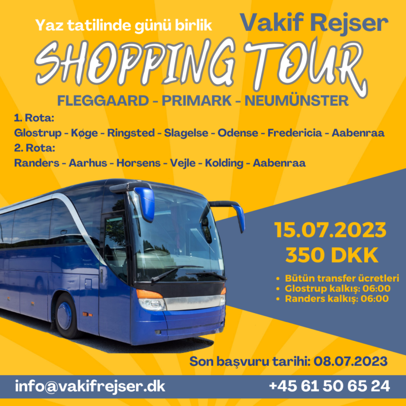 Günübirlik Alışveriş Turur - Vakif Rejser